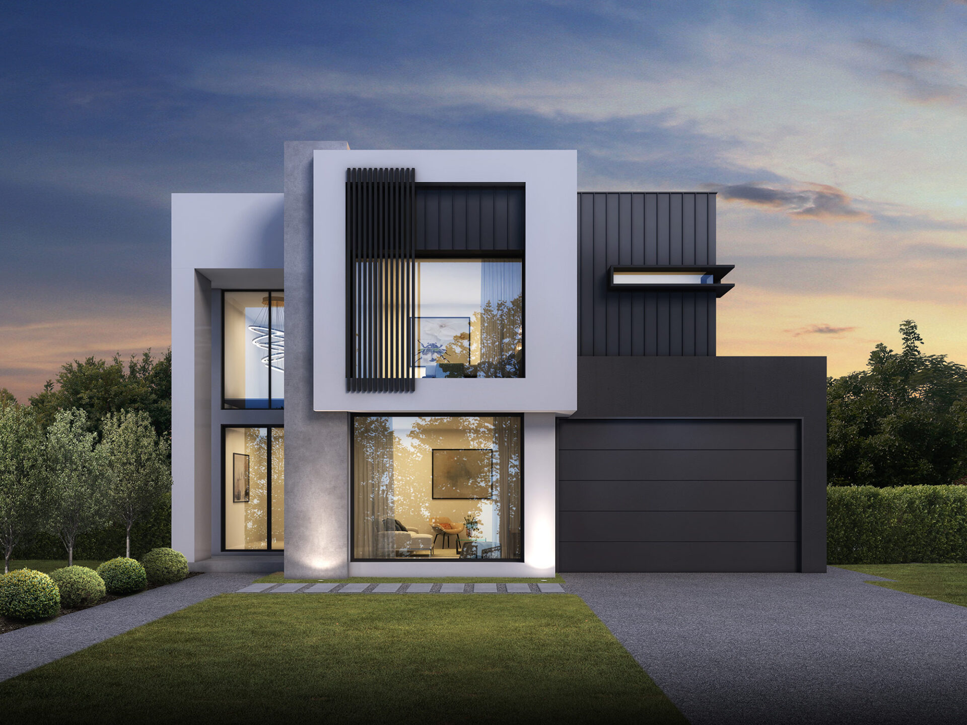 Home Facade 3D Rendering Service - supercheap3D