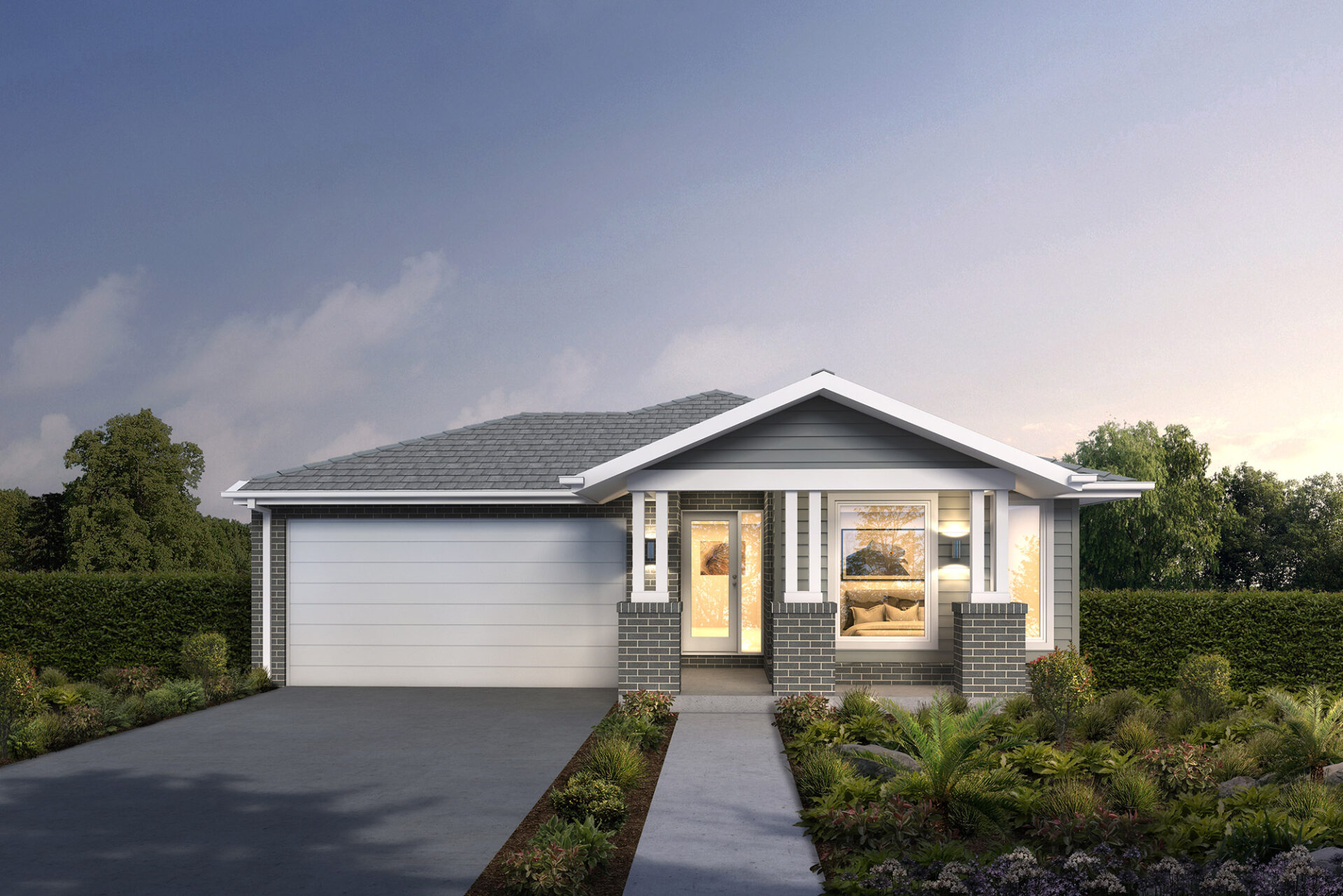 Home Facade 3D Rendering Service - supercheap3D